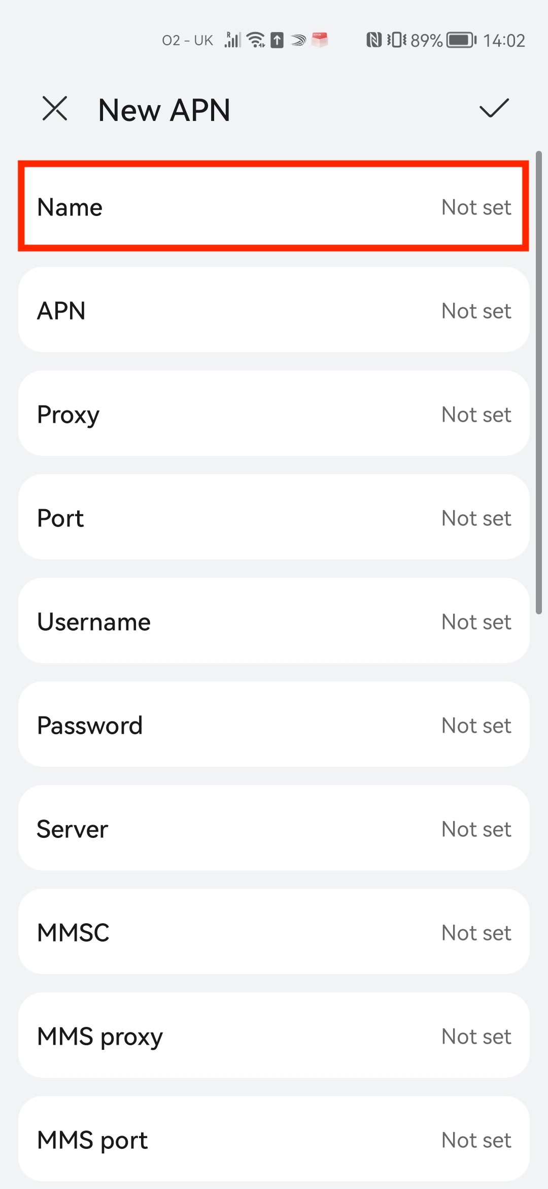 Einrichten eines APN auf Huawei-Geräten – SWISS eSIM by Breeze